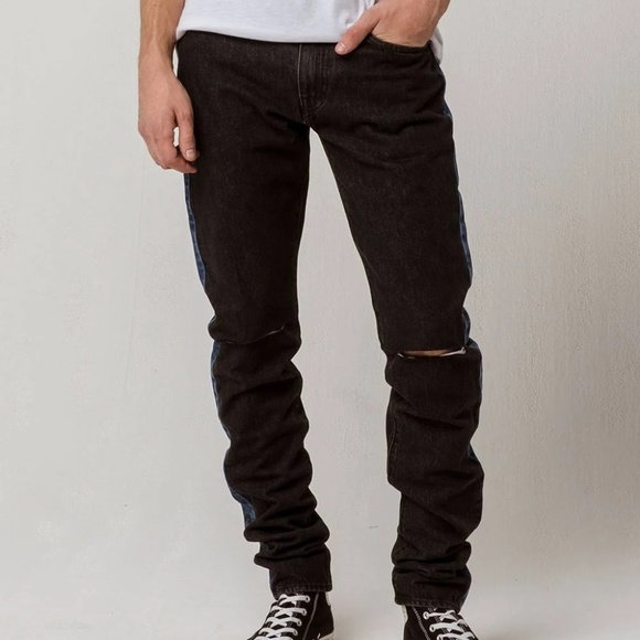 Levi's | Jeans | Hpnwt 9 Levis Loball Stack Stripe Rip Jean | Poshmark